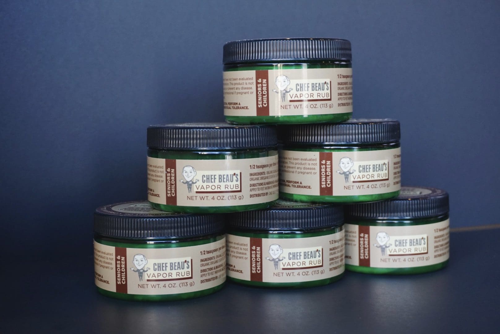 Chef Beau's Vapor Rub - Kids & Seniors - Chef Beau's Klean Kitchen
